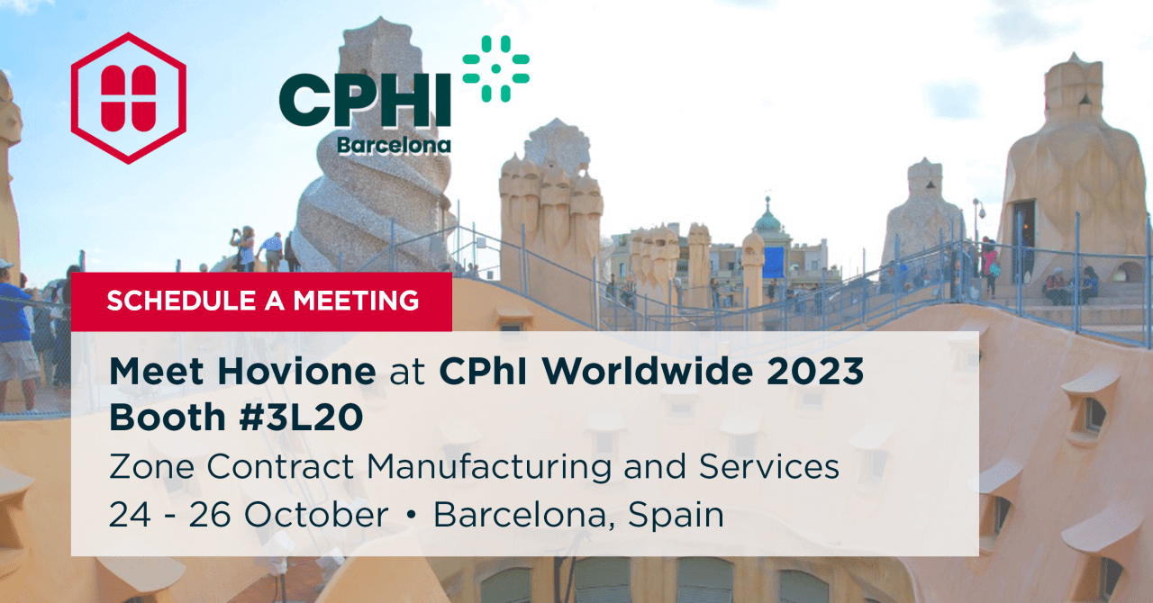 2023 CPhI Worldwide | Hovione